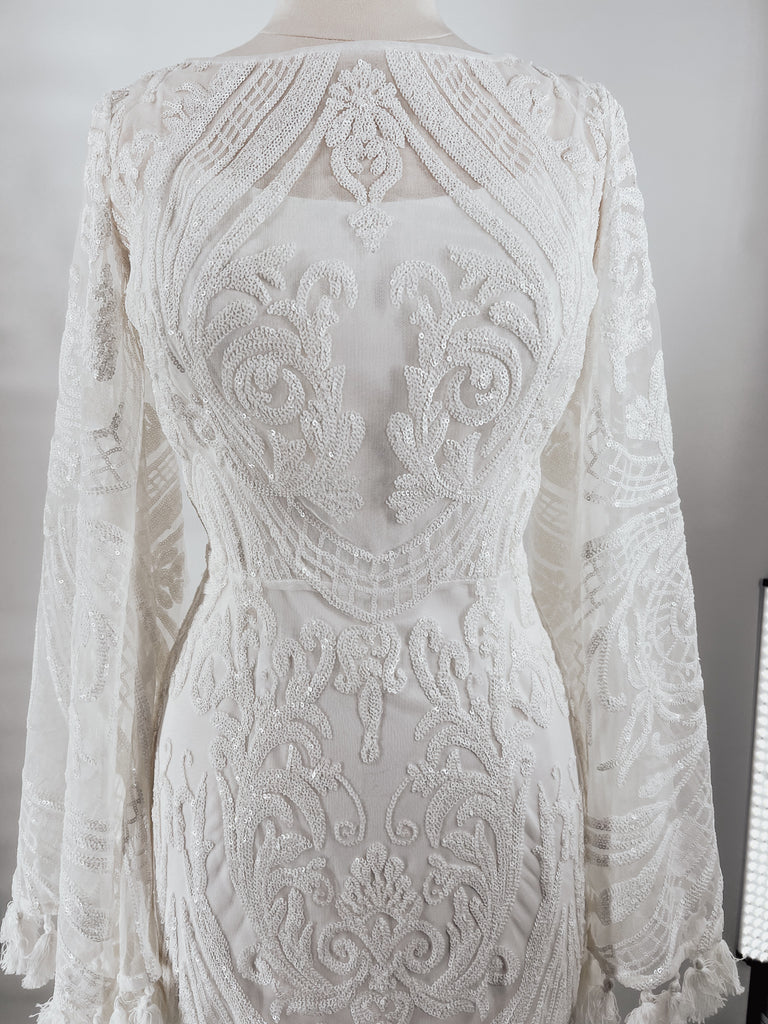 Queen Aly | Queen Gowns | Boho Wedding Dress – QUEEN BRIDAL